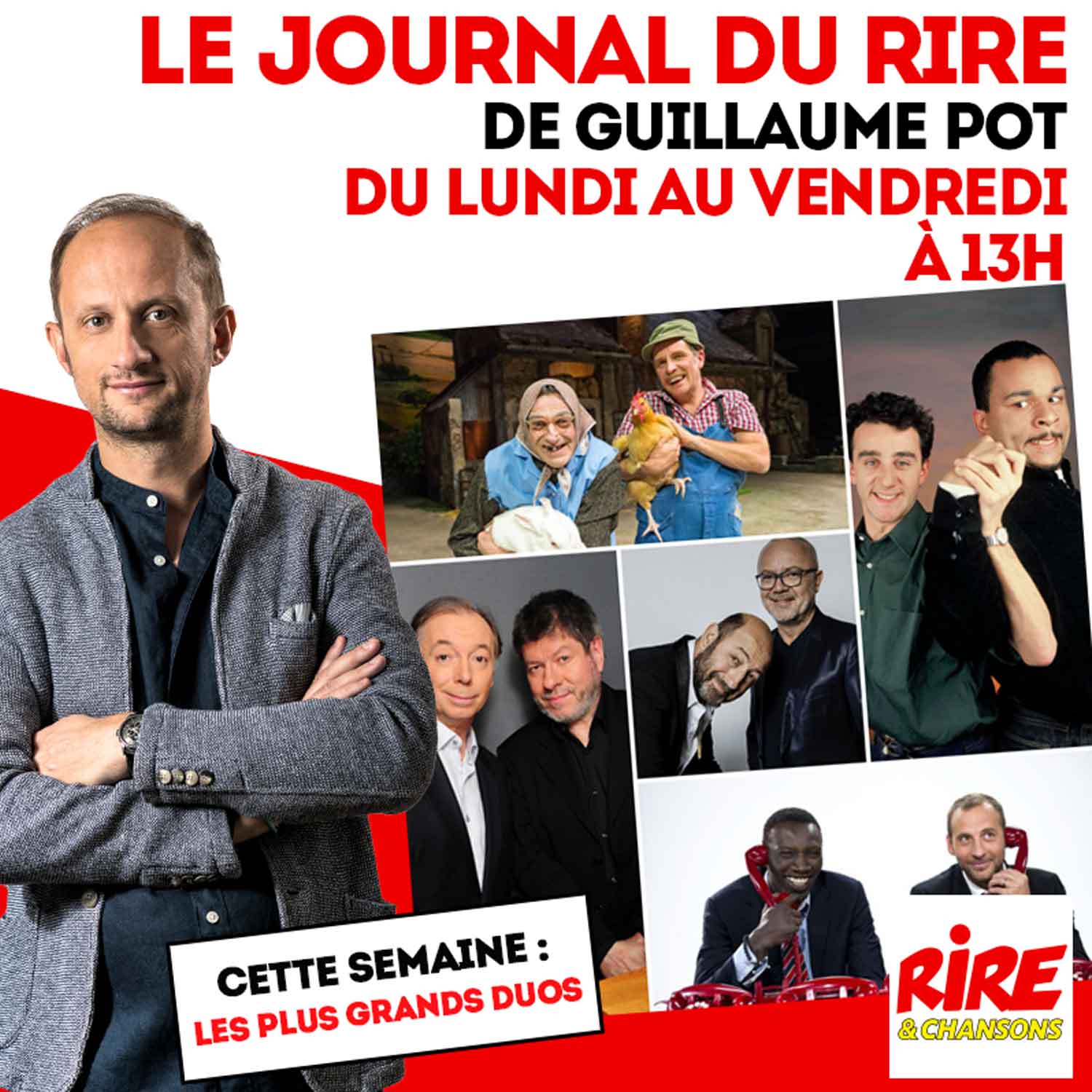Podcast : Les plus grands duos d'humour racontés par Guillaume Pot ...